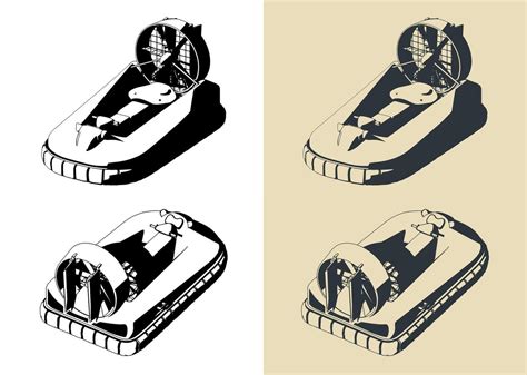 Army Hovercraft Illustrations 53216246 Vector Art At Vecteezy