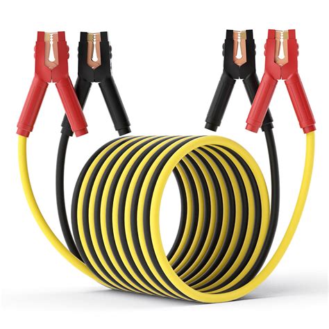 Autochat Heavy Duty Jumper Cables 0 Gauge 30 Feet 1000 Amp