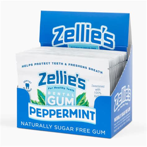 Zellies Gum Cinnamon Spearmint Peppermint