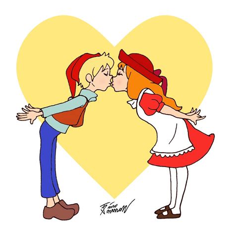 Cartoon Kiss By Tinojansson On Deviantart