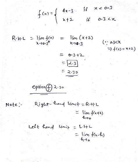 Solved Let Fx Be The Piecewise Defined Function 4x 3 If X