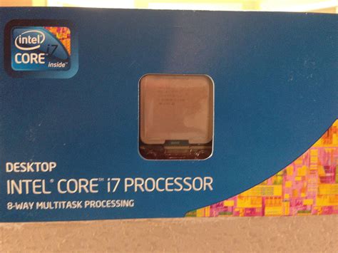Inside Of An Intel I7 Processor