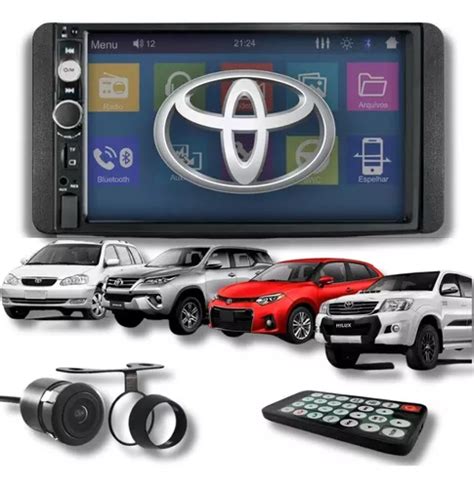 Multimidia 2 Din Etios Corolla Filder Hilux Espelhamento Cam Frete Grátis