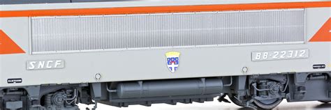 Bb22312 Livrée Gris Béton Orange Plaques 160 Km H