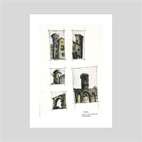 Vignettes Conques An Art Print By Gerald Knowles Inprnt