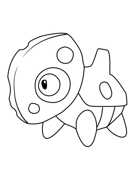 Pokemon Aron Coloring Pages Free Printable