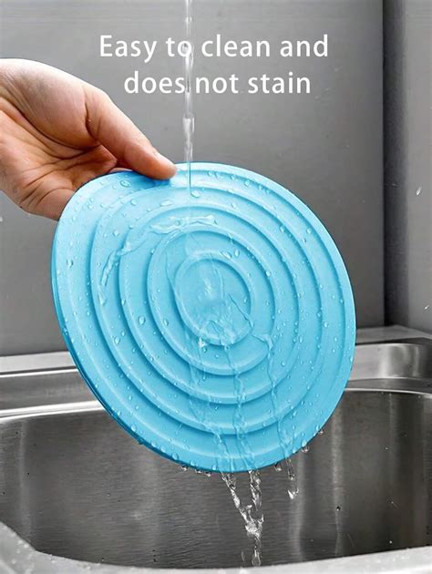 1pc Heat Resistant Silicone Pad For Placing On Table Kitchen Worktop