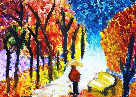 彩虹伞下的童趣世界：儿童画笔下的下雨天 中国少儿艺教网 赏析