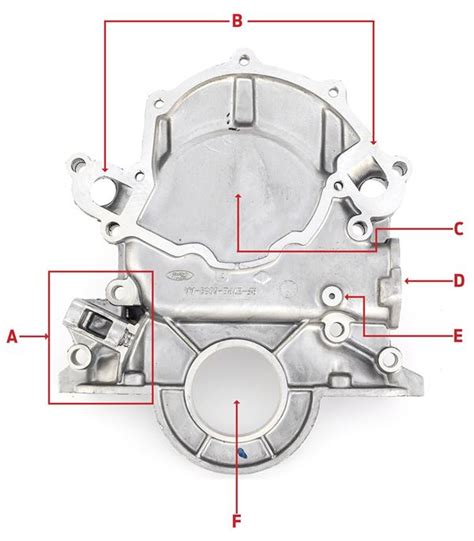 Ford 302 Timing Cover Bolt Diagram