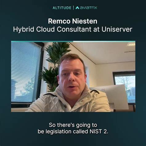 Remco Niesten On Cloud Sovereignty In Altitudepod Aviatrix Posted On The Topic Linkedin