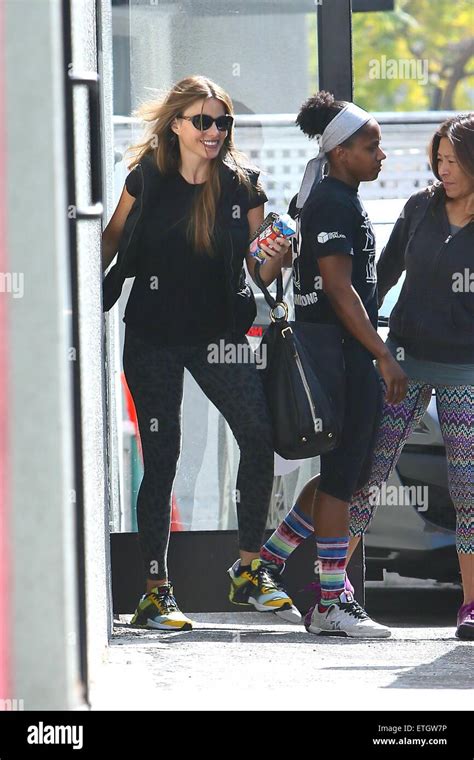 Sofia Vergara Seen Leaving A Cross Fit Class Featuring Sofia Vergara