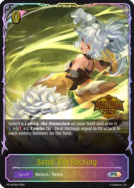 Showdown Challenges Shadowverse Evolve