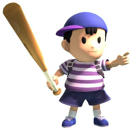 Ness With Bat Featuring Lighting By Kamtheman56 On Deviantart