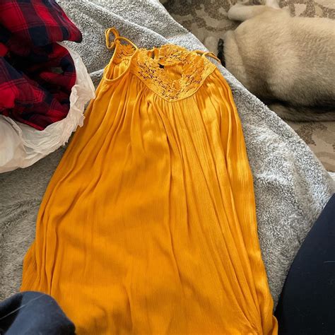 Cute Yellow Sun Dress Forever 21 Summer Depop