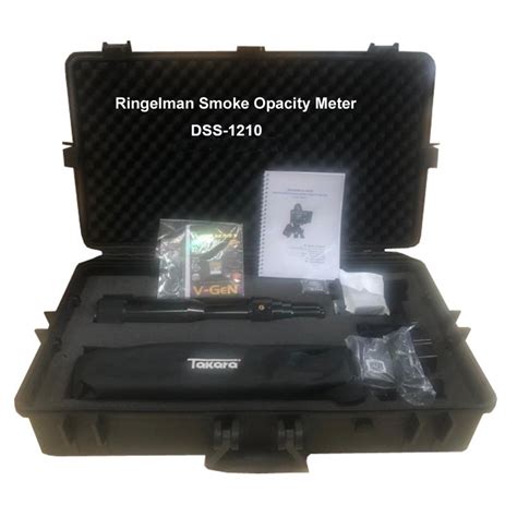 Ringelmann Smoke Opacity Meter Dss 1210 Alat Ukur Kepekatan Asap Industri