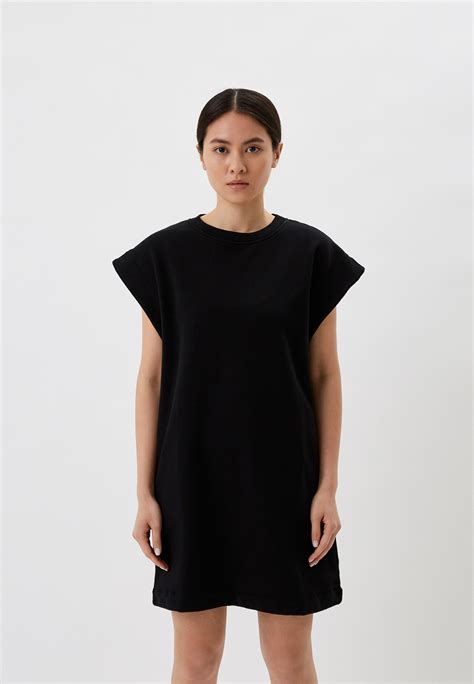 Платье Deha ECO-WEAR GLAM FLEECE DRESS, цвет: черный, RTLABD506401 ...