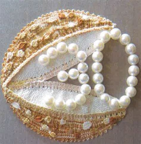 30th Anniversary Oyster Paper Pattern Pearl Anniversary Thelaceguild