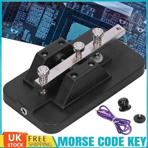 Morse Code Key Telegraph Tapper Manual Cw Practice Trainer W Buzzer