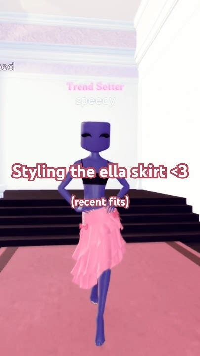 Styling The Ella Skirt Code In Dress To Impress Dti Roblox