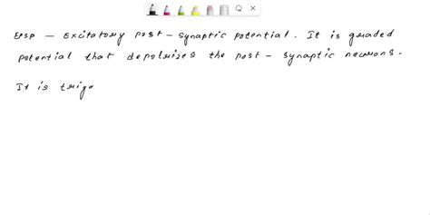 Solved What Is The Main Difference Between Epsp And Ipsp One Happens