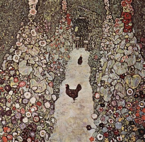 Flower Garden 1905 1907 By Gustav Klimt Artchive