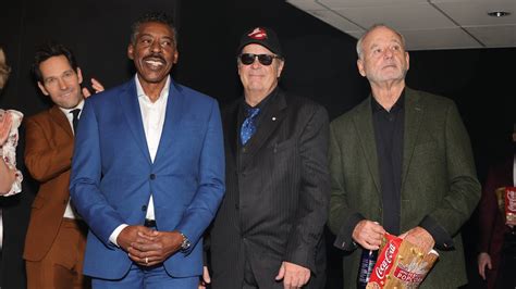 Ghostbusters Afterlife Star Bill Murray Dan Aykroyd And Ernie