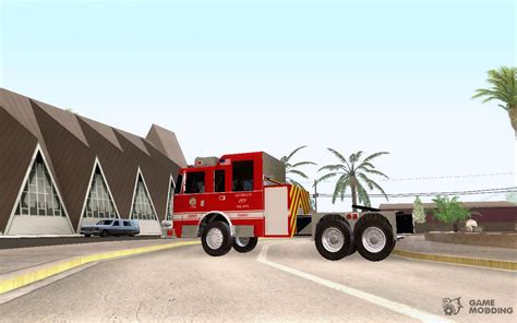 Pierce Arrow Xt Lafd Tiller Ladder Truck 10 Para Gta San Andreas