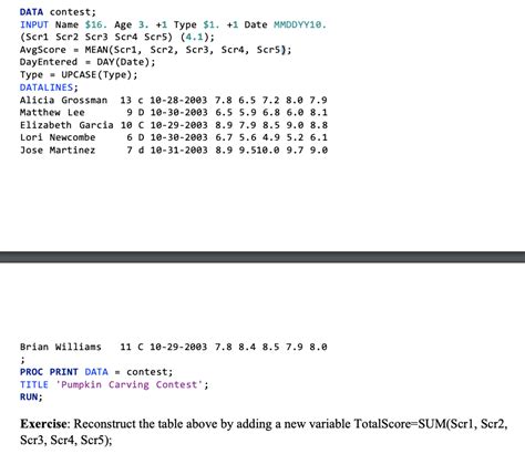 Solved DATA Contest INPUT Name Age Type Chegg Com