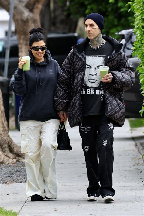 Kourtney Kardashian And Travis Barker In West Hollywood 05 31 2023