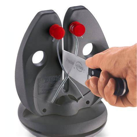 F Dick Rapid Action Steel With Stand Professional Knife Sharpener