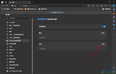 Edge浏览器如何设置允许某网站运行javascript？ Edge浏览器设置允许某网站运行javascript的方法 极光下载站