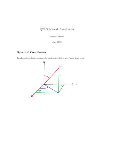Spherical Coordinates Teaching Resources