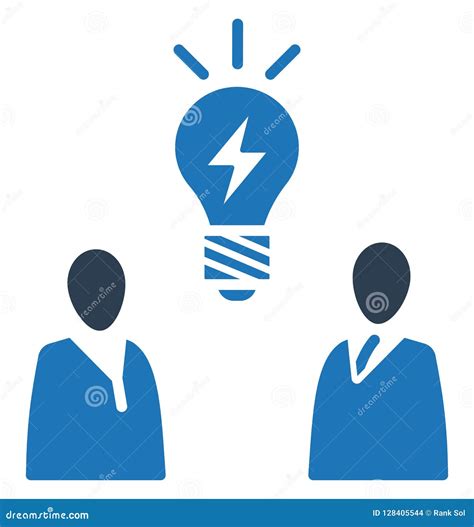 Brainstorming Business Idea Isolated Vector Icon Can Be Easily Edit And Modify Stock Vector