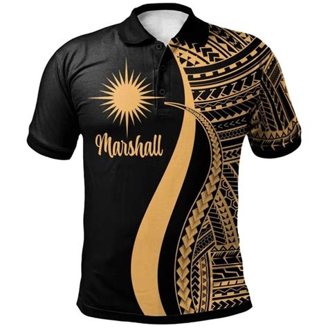 The Republic Of Marshall Islands Independenceday 3d Printing Polo Shirt