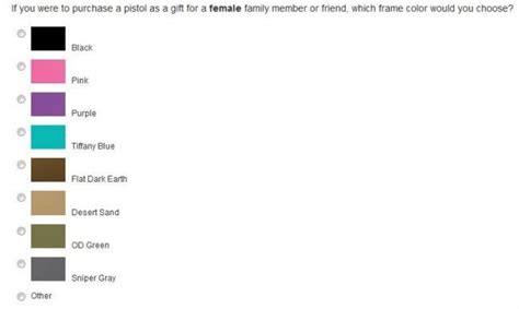 Is Glock Considering New Colors