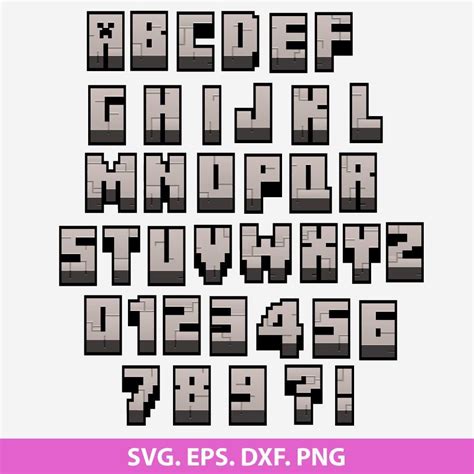 Pin By Lizeth Arellano Peña On Etiquetas Escolares Minecraft Font