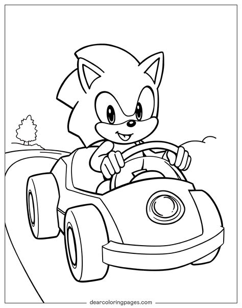 Sonic Shadow Coloring Pages 2025