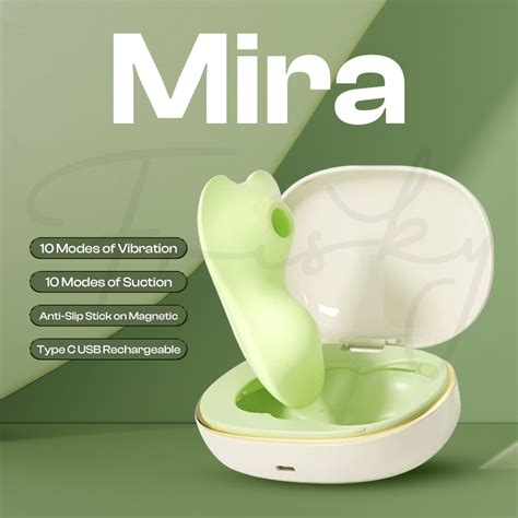 Mira Magnetic Wearable App Control Suction Vibrator With Casing