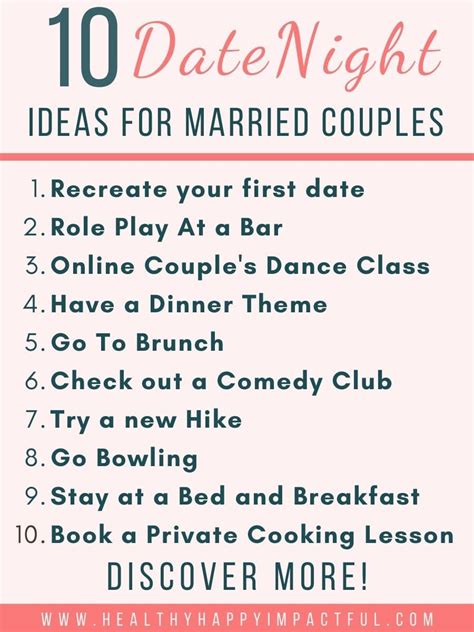 105 Fun Date Night Ideas For Married Couples In 2026