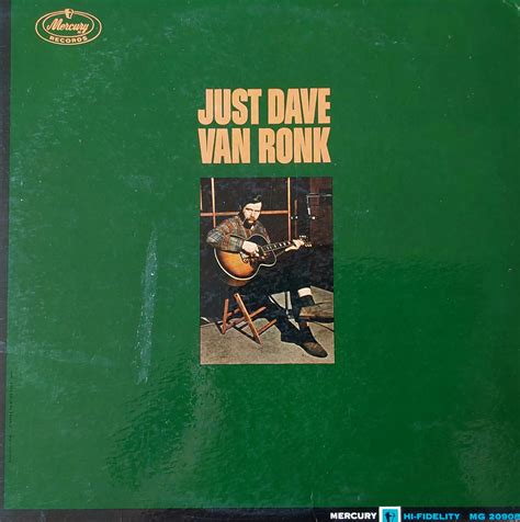 Dave Von Ronk Just Dave Von Ronk Lp 1964 Ronk Dave Von Free
