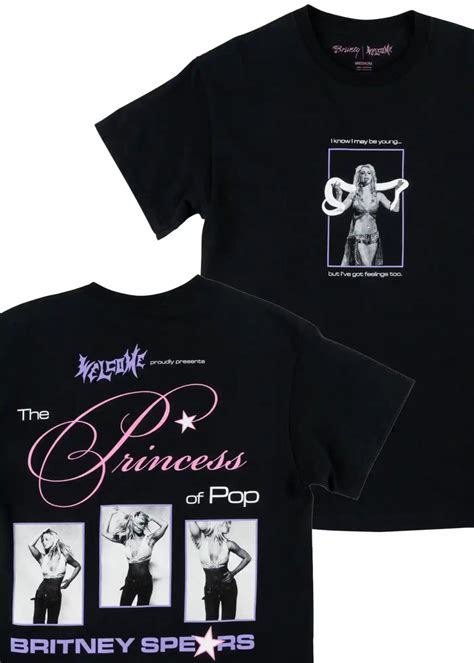 Welcome X Britney Spears Princess T Shirt Freedom Skateshop