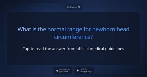 What Is The Normal Range For Newborn Head Circumference