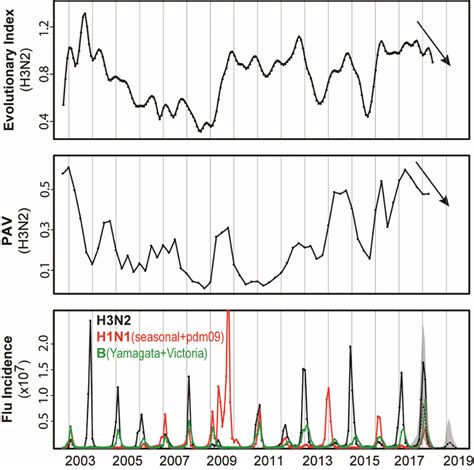 Model Evolutionary Components And Forecasts Top Panel The Download Scientific Diagram