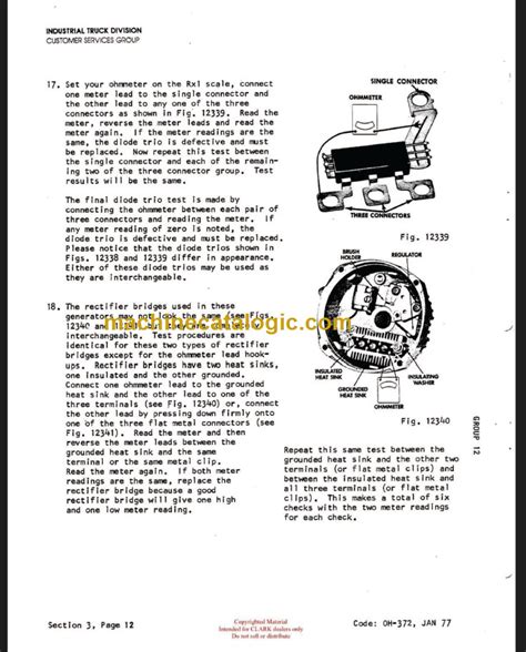 Clark It50 60 70 80d Oh 390 Overhaul Manual