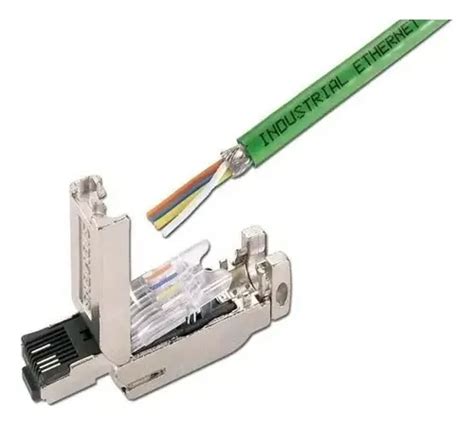 Siemens Profinet Conector Red 6gk1901 1bb10 2aa0 Rj45 Cat6 Meses Sin Interés