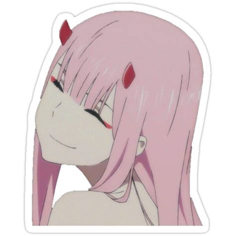 Zero Two Smile Sticker For Sale By Friskiez Cute Stickers Cute