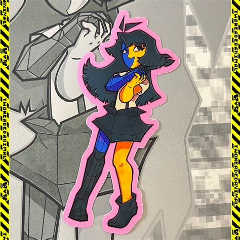 Ena Joel G Vinyl Or Holographic Sticker Etsy