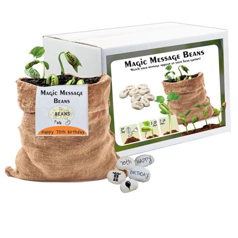 Magic Message Beans Happy 70th Birthday Shop Today Get It Tomorrow