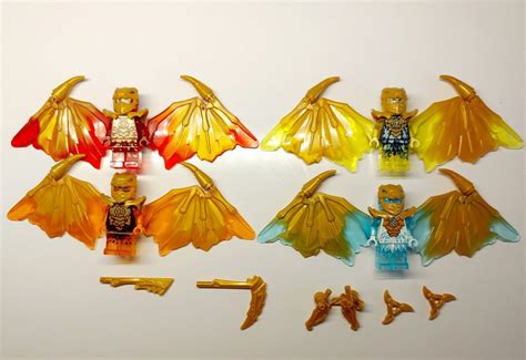 Lego Ninjago Golden Dragon Kai Cole Jay Zane Gebraucht In Igis Für