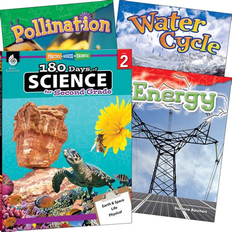 Shl 118403 Shell Education Learn At Home Science 4 Book Set Worksheets Library